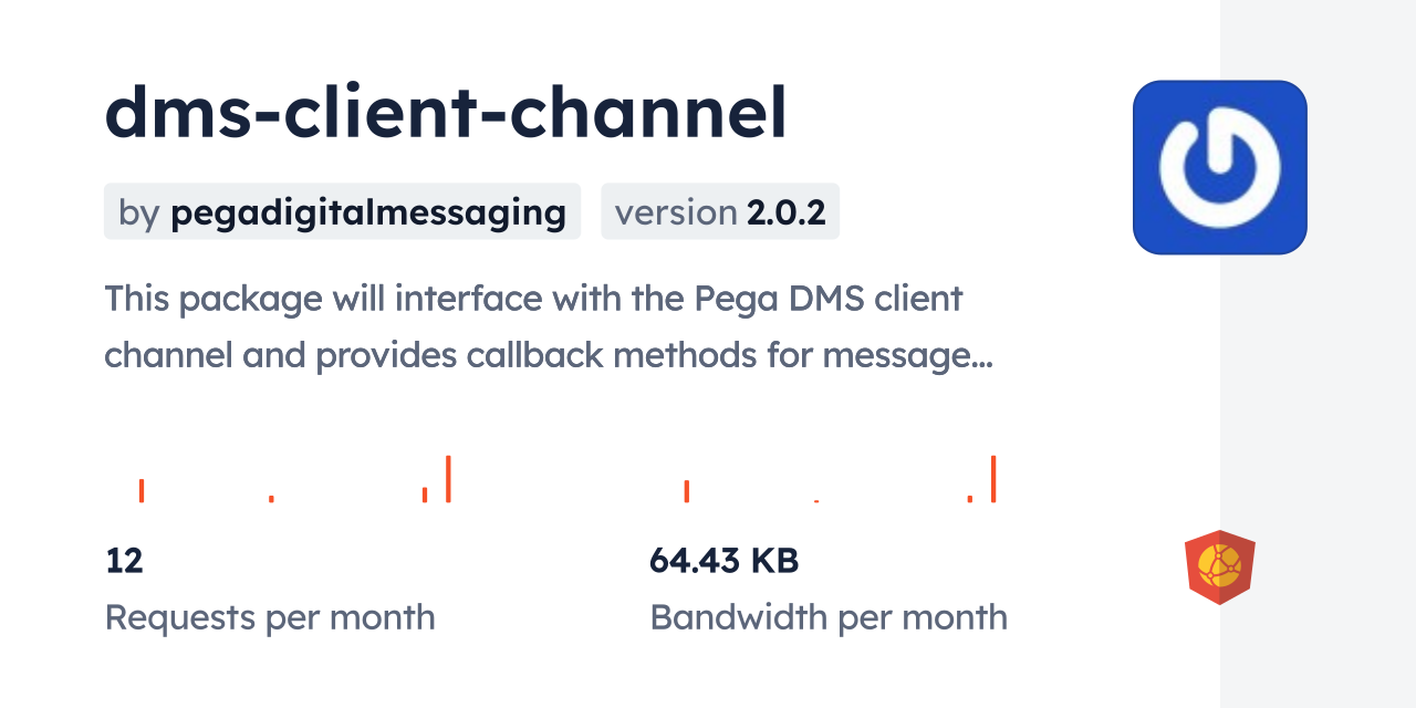 dms-client-channel CDN by jsDelivr - A CDN for npm and GitHub