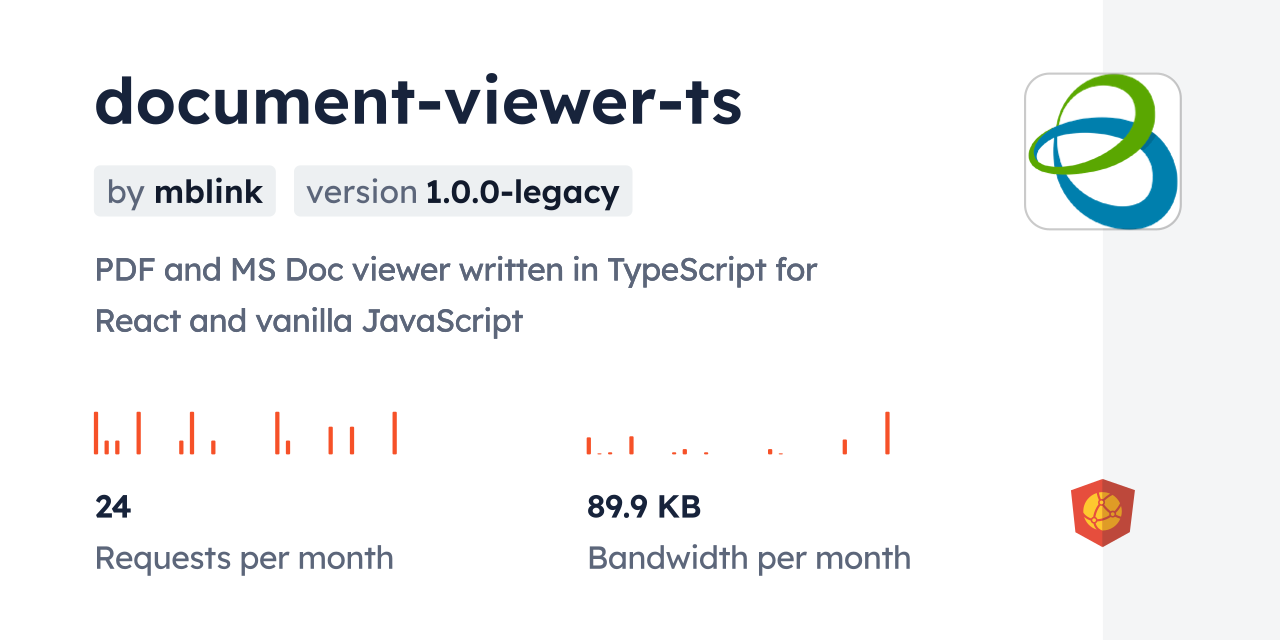 document-viewer-ts CDN by jsDelivr - A CDN for npm and GitHub