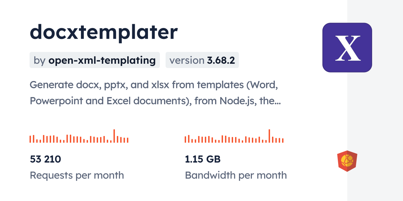 docxtemplater CDN by jsDelivr - A CDN for npm and GitHub