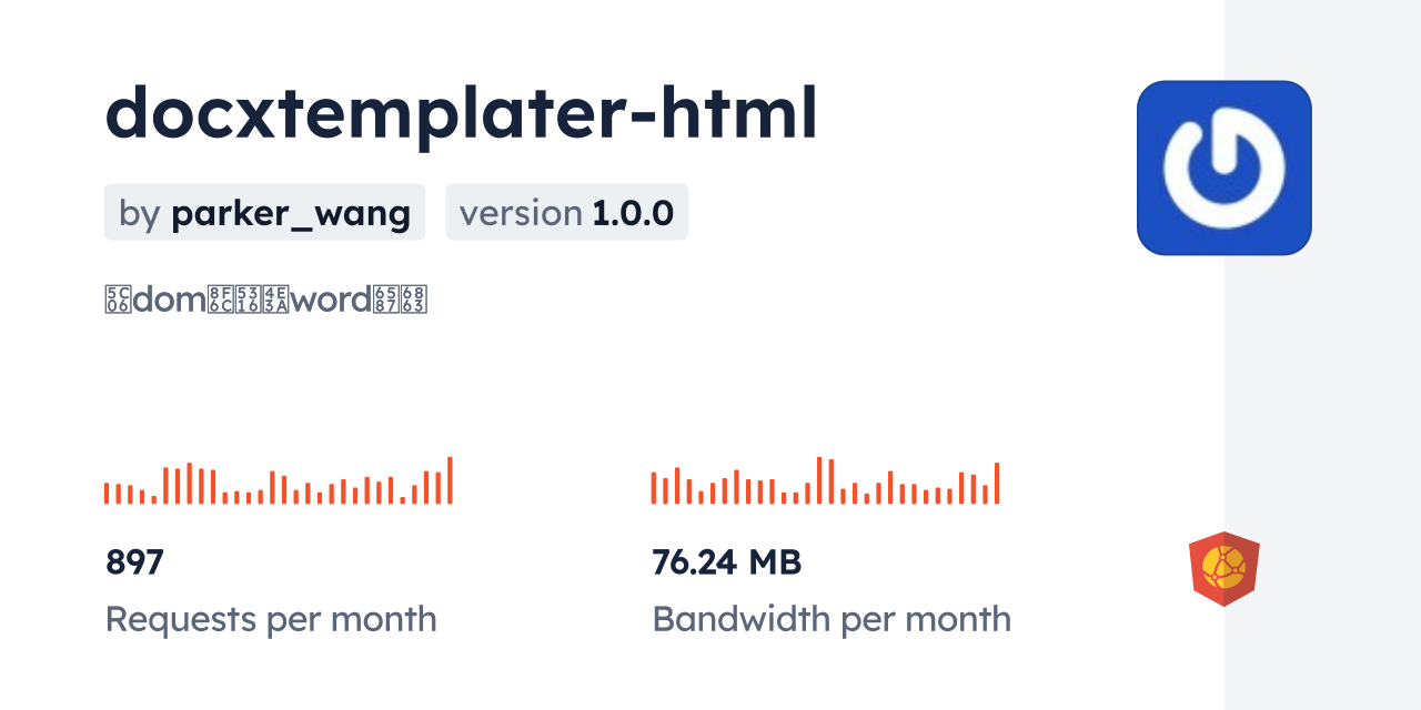 docxtemplater-html CDN by jsDelivr - A CDN for npm and GitHub