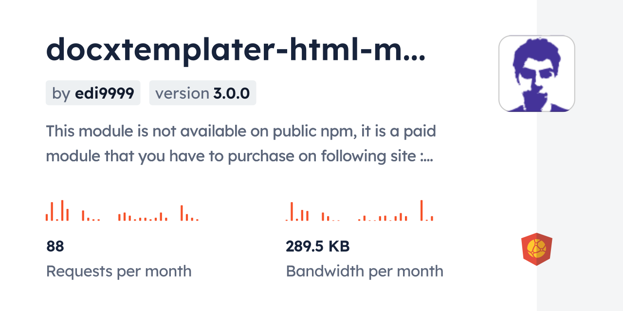 docxtemplater-html-module CDN by jsDelivr - A CDN for npm and GitHub