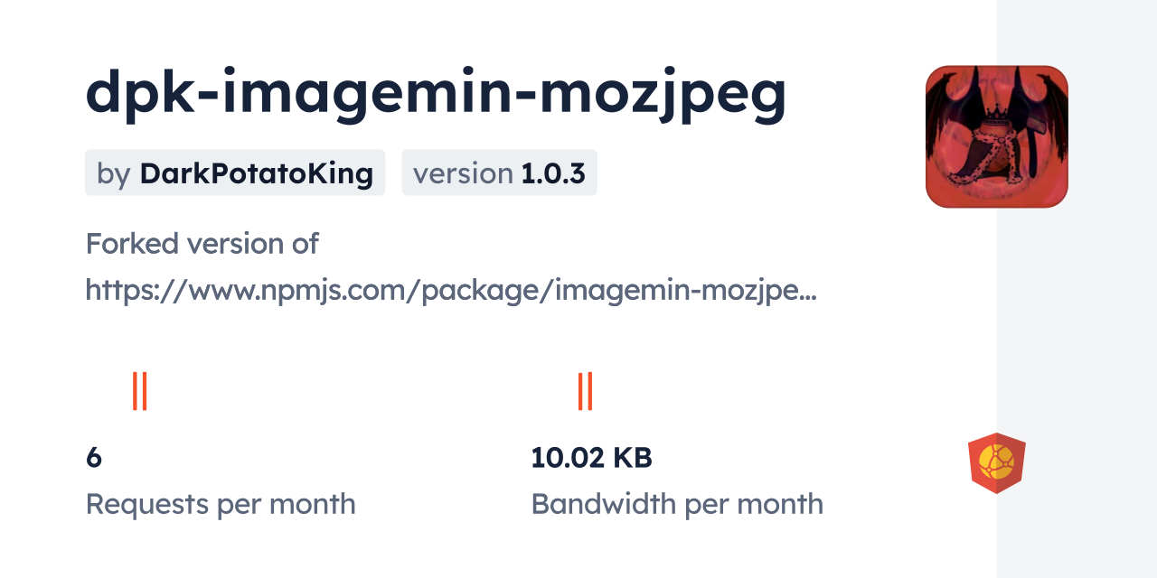 dpk-imagemin-mozjpeg CDN by jsDelivr - A CDN for npm and GitHub