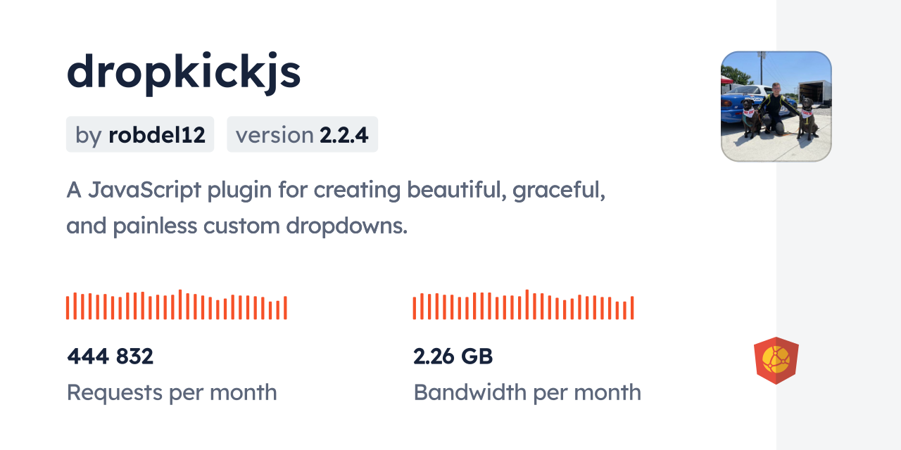 dropkickjs CDN by jsDelivr - A CDN for npm and GitHub