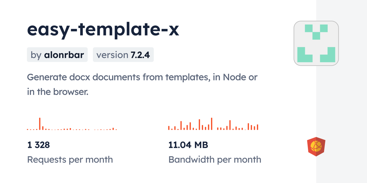 easy-template-x CDN by jsDelivr - A CDN for npm and GitHub