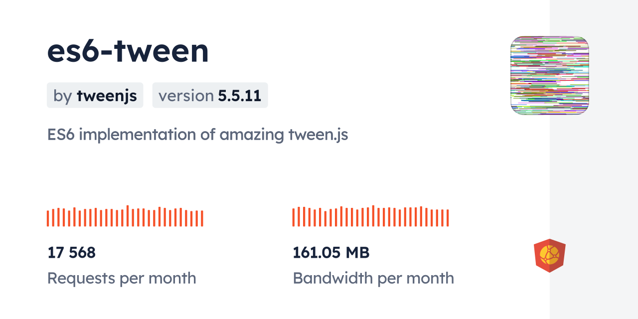 es6-tween CDN by jsDelivr - A CDN for npm and GitHub