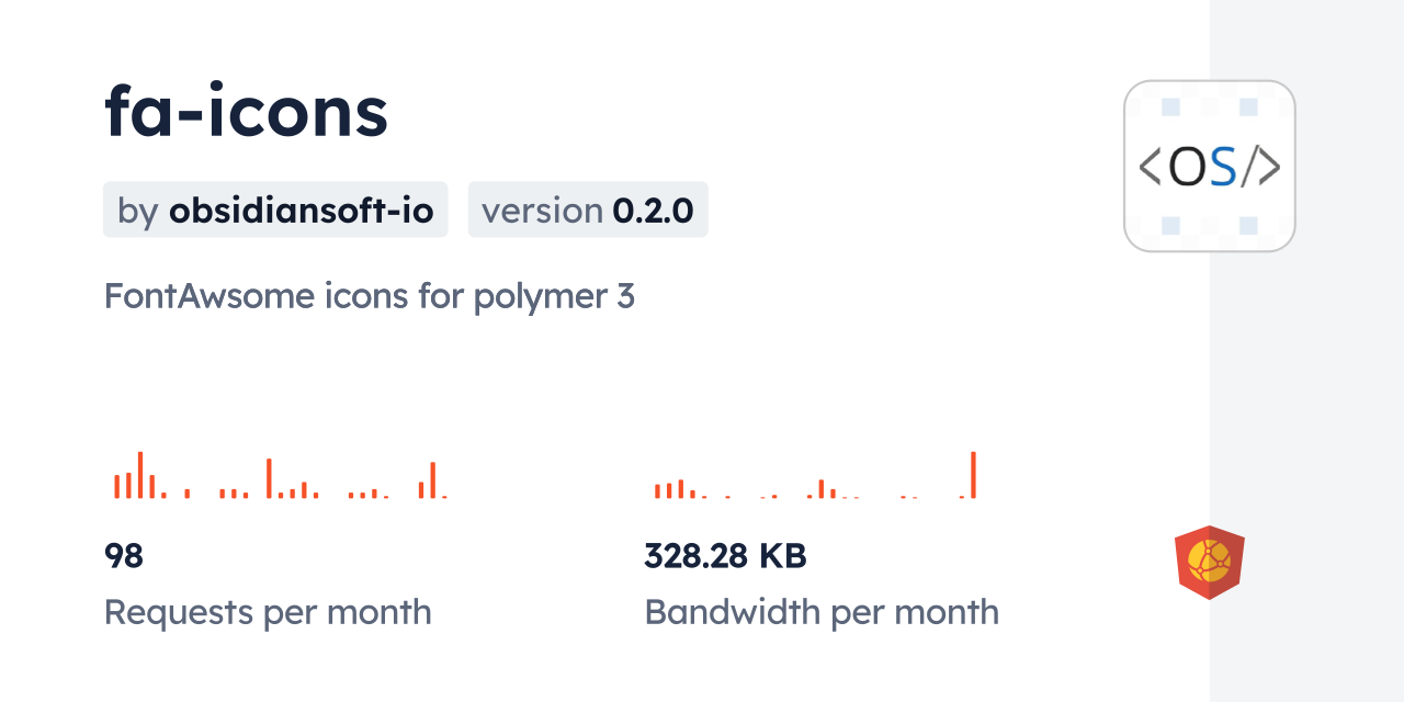 fa-icons CDN by jsDelivr - A CDN for npm and GitHub