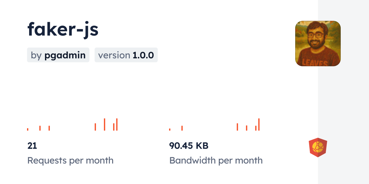 faker-js CDN by jsDelivr - A CDN for npm and GitHub