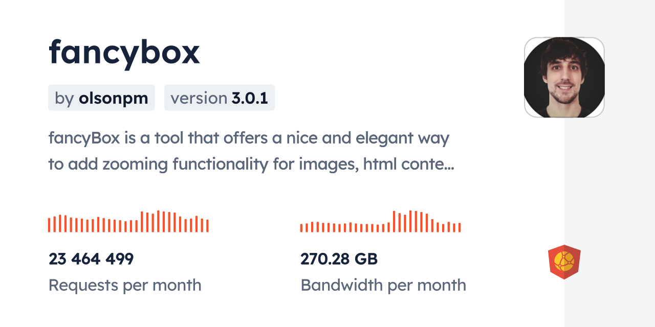 fancybox CDN by jsDelivr - A CDN for npm and GitHub