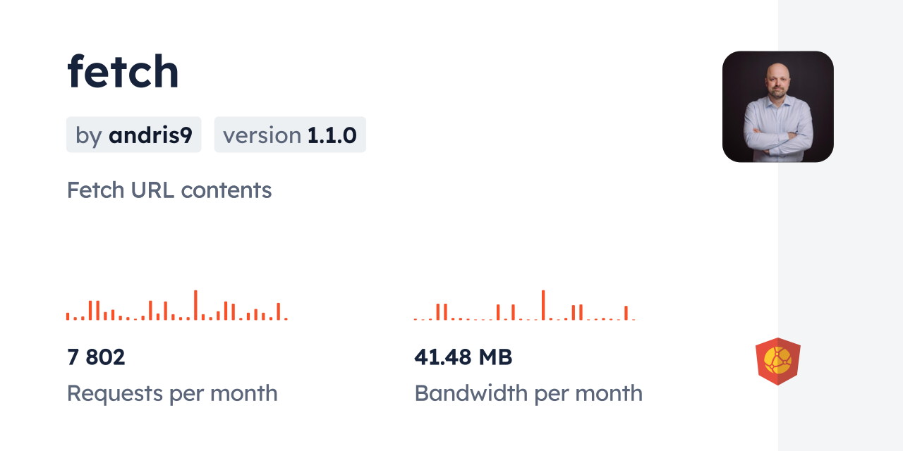 fetch CDN by jsDelivr - A CDN for npm and GitHub
