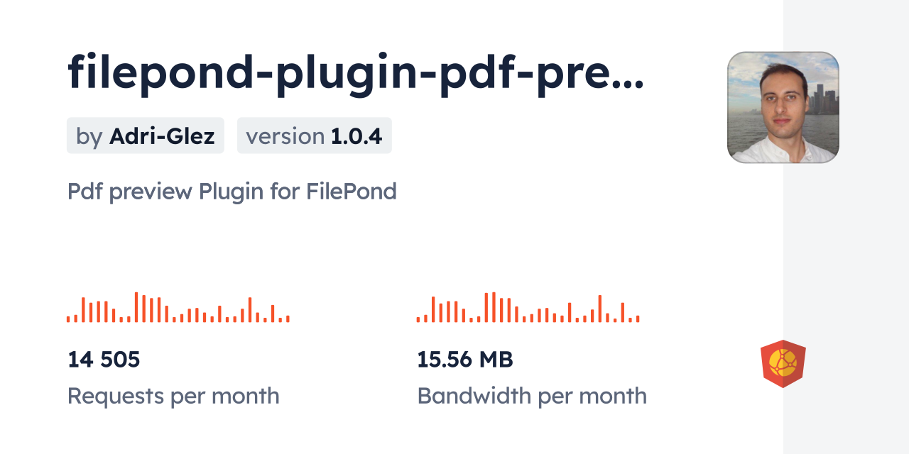 filepond-plugin-pdf-preview CDN by jsDelivr - A CDN for npm and GitHub