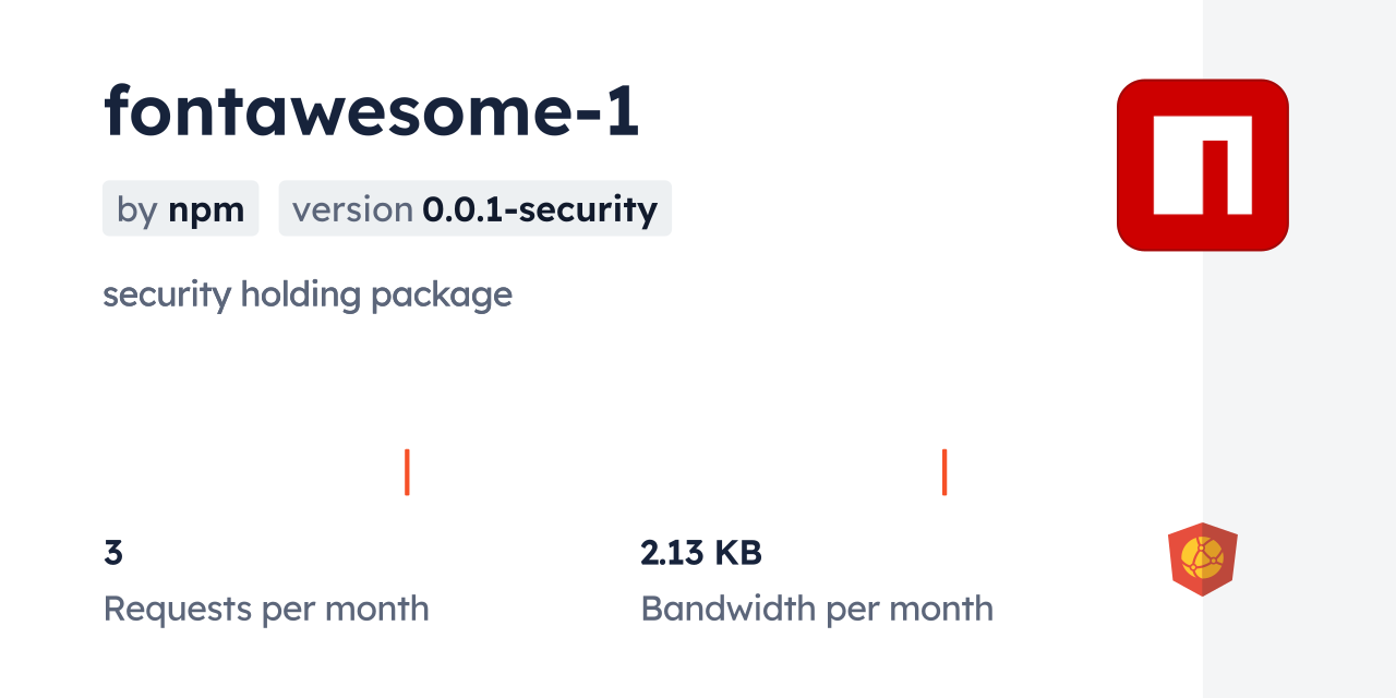 fontawesome-1 CDN by jsDelivr - A CDN for npm and GitHub