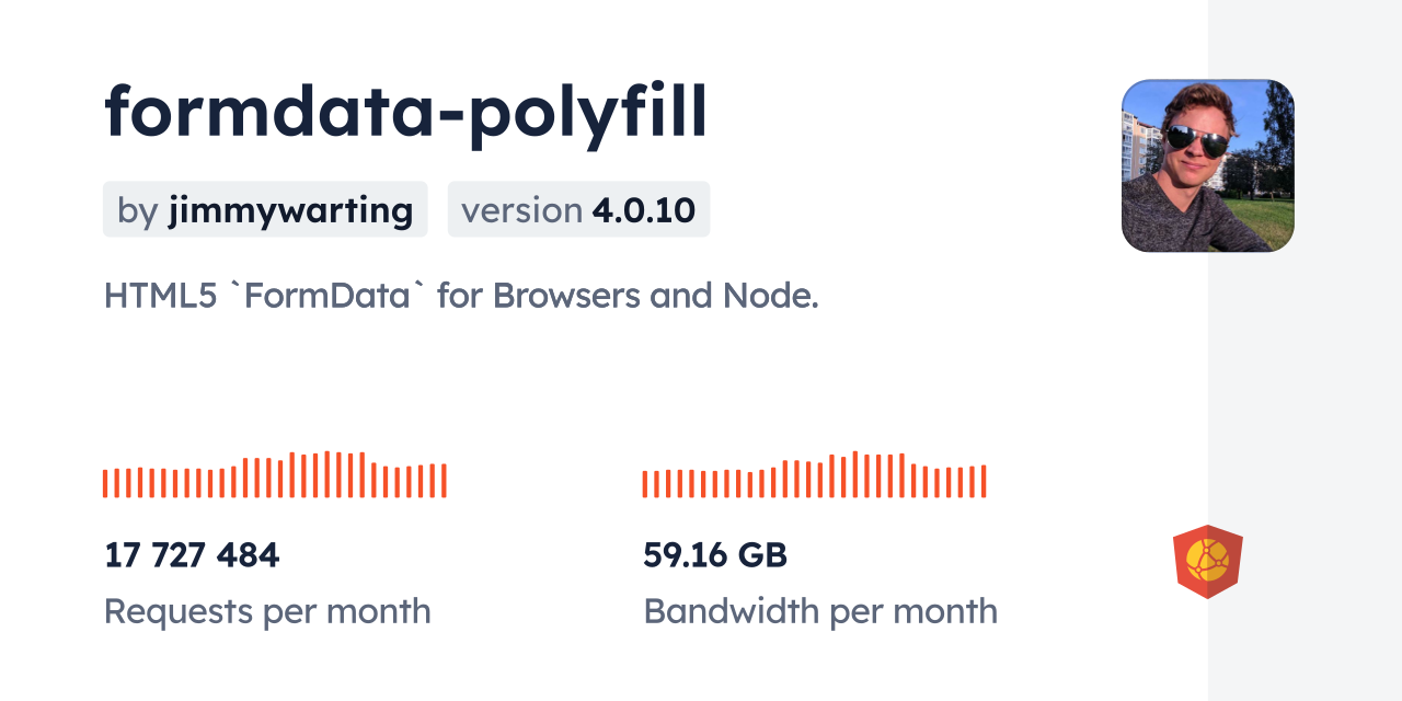 formdata-polyfill CDN by jsDelivr - A CDN for npm and GitHub