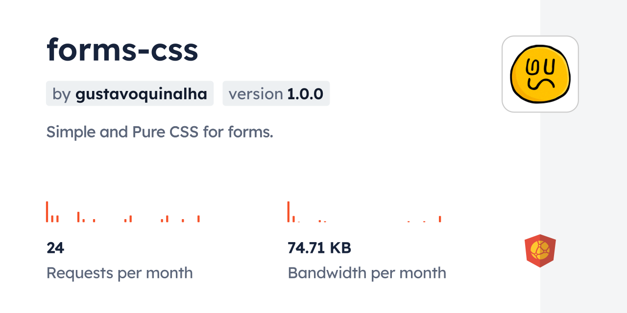 forms-css CDN by jsDelivr - A CDN for npm and GitHub