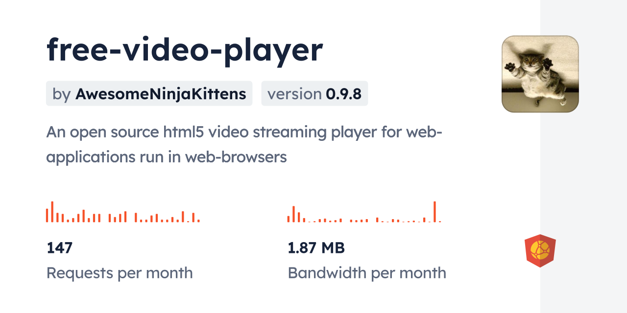 free-video-player CDN by jsDelivr - A CDN for npm and GitHub