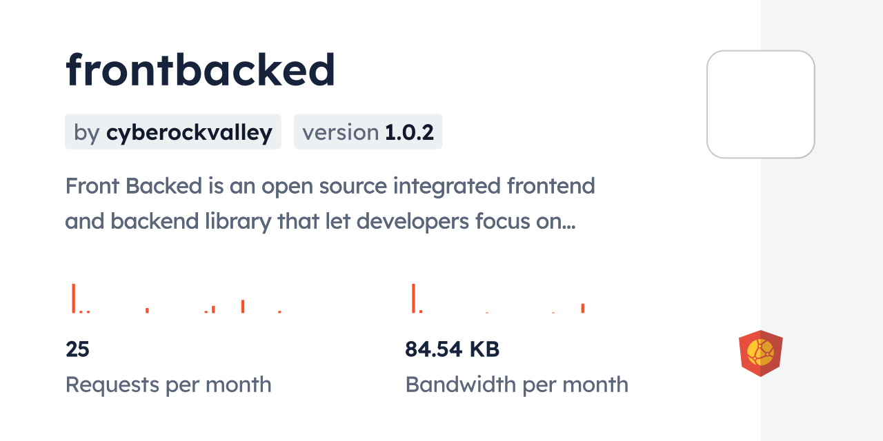 frontbacked CDN by jsDelivr - A CDN for npm and GitHub