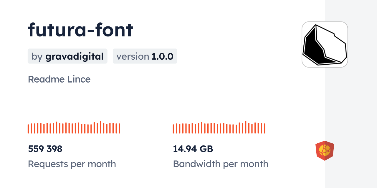 futura-font CDN by jsDelivr - A CDN for npm and GitHub