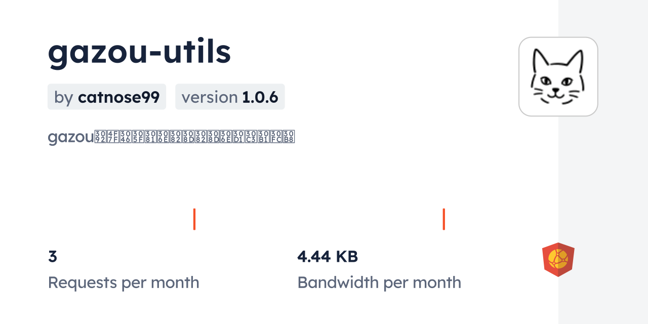 gazou-utils CDN by jsDelivr - A CDN for npm and GitHub
