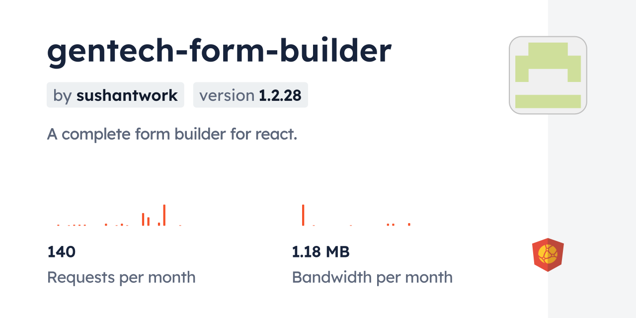 gentech-form-builder CDN by jsDelivr - A CDN for npm and GitHub