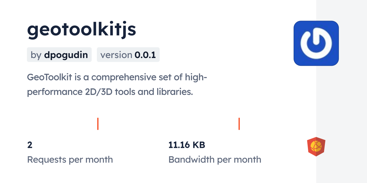 geotoolkitjs CDN by jsDelivr - A CDN for npm and GitHub
