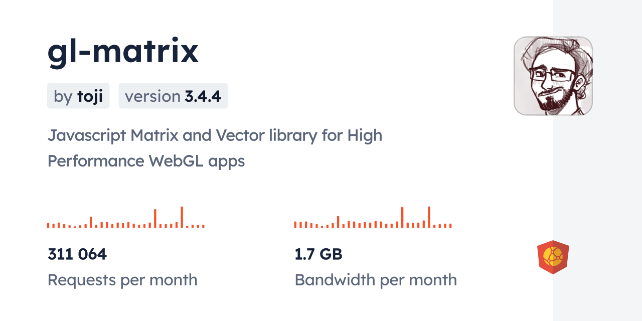 gl-matrix CDN by jsDelivr - A CDN for npm and GitHub