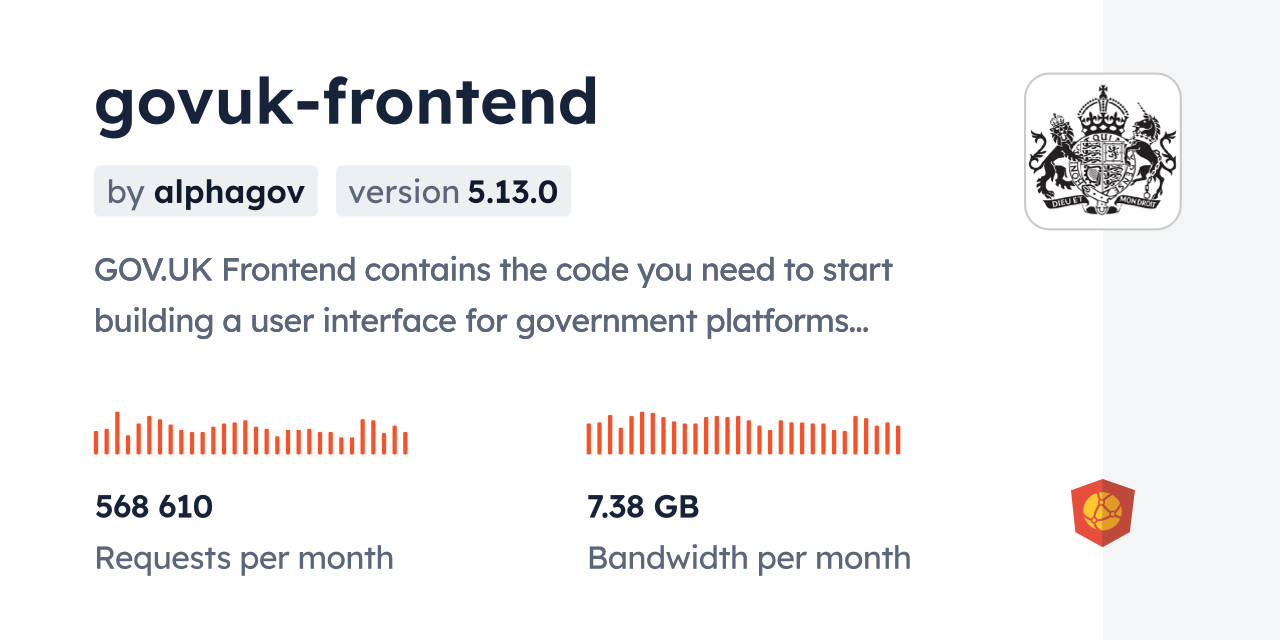 govuk-frontend CDN by jsDelivr - A CDN for npm and GitHub