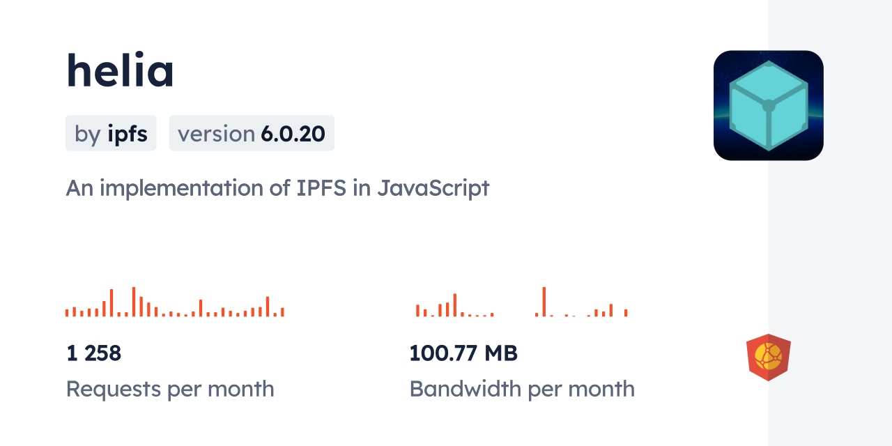 helia CDN by jsDelivr - A CDN for npm and GitHub