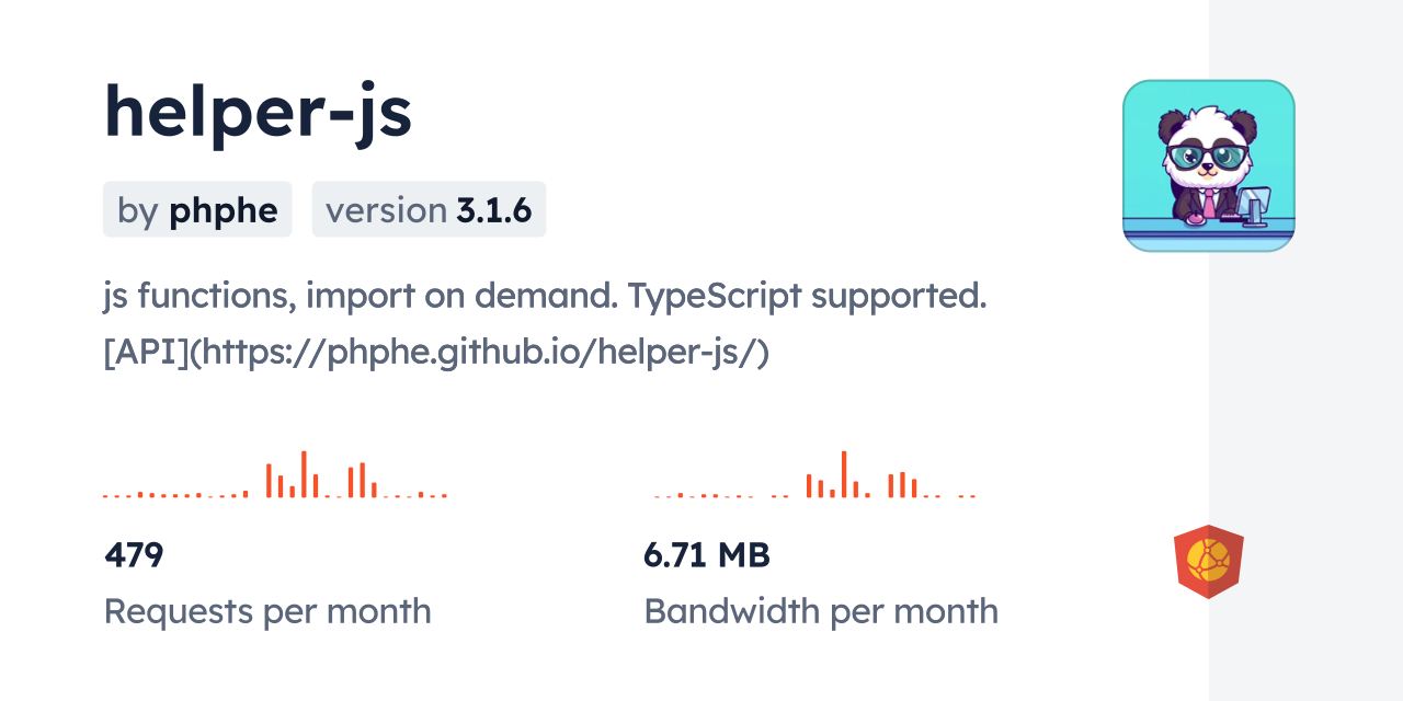 helper-js CDN by jsDelivr - A CDN for npm and GitHub