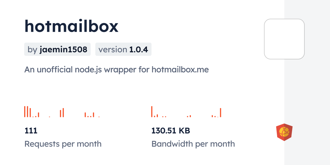 hotmailbox CDN by jsDelivr - A CDN for npm and GitHub