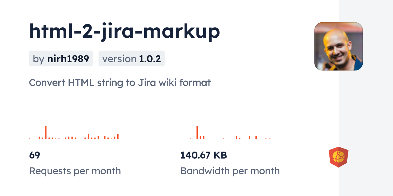 html-2-jira-markup CDN by jsDelivr - A CDN for npm and GitHub