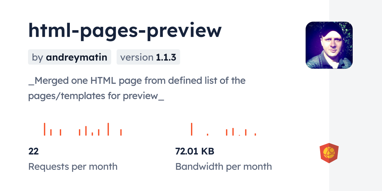 html-pages-preview CDN by jsDelivr - A CDN for npm and GitHub