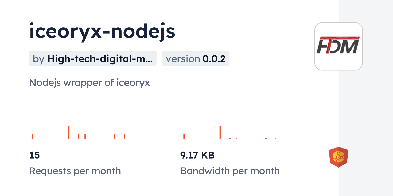 iceoryx-nodejs CDN by jsDelivr - A CDN for npm and GitHub