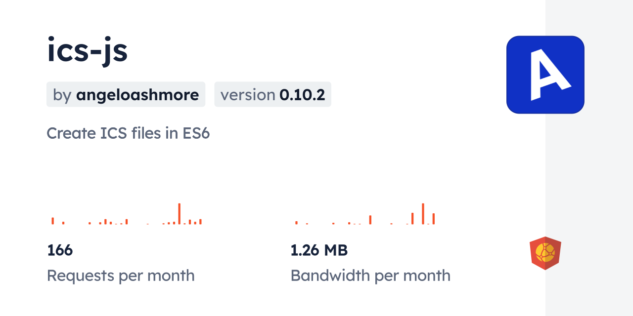 ics-js CDN by jsDelivr - A CDN for npm and GitHub
