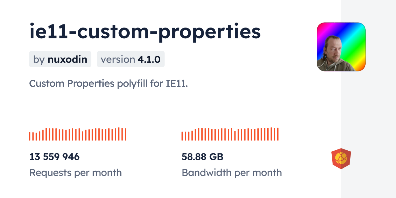 ie11-custom-properties CDN by jsDelivr - A CDN for npm and GitHub