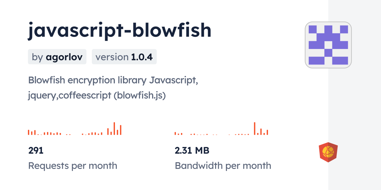 javascript-blowfish CDN by jsDelivr - A CDN for npm and GitHub