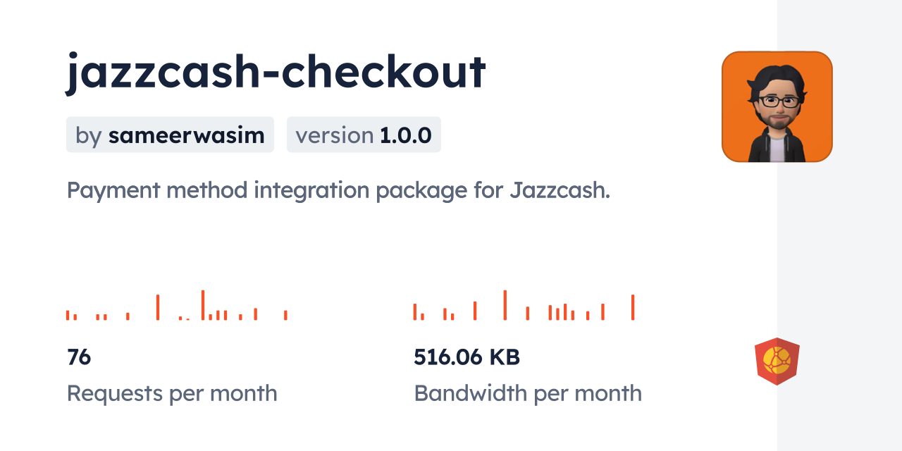 jazzcash-checkout CDN by jsDelivr - A CDN for npm and GitHub