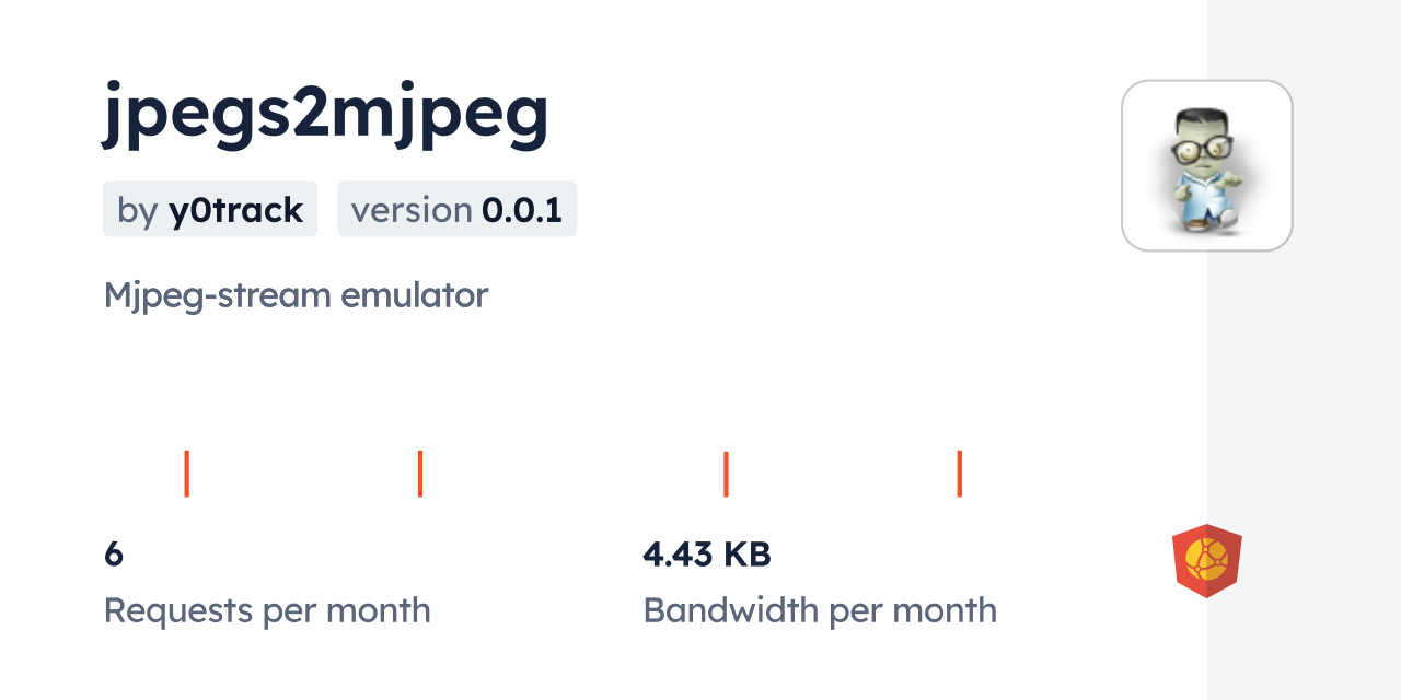 jpegs2mjpeg CDN by jsDelivr - A CDN for npm and GitHub