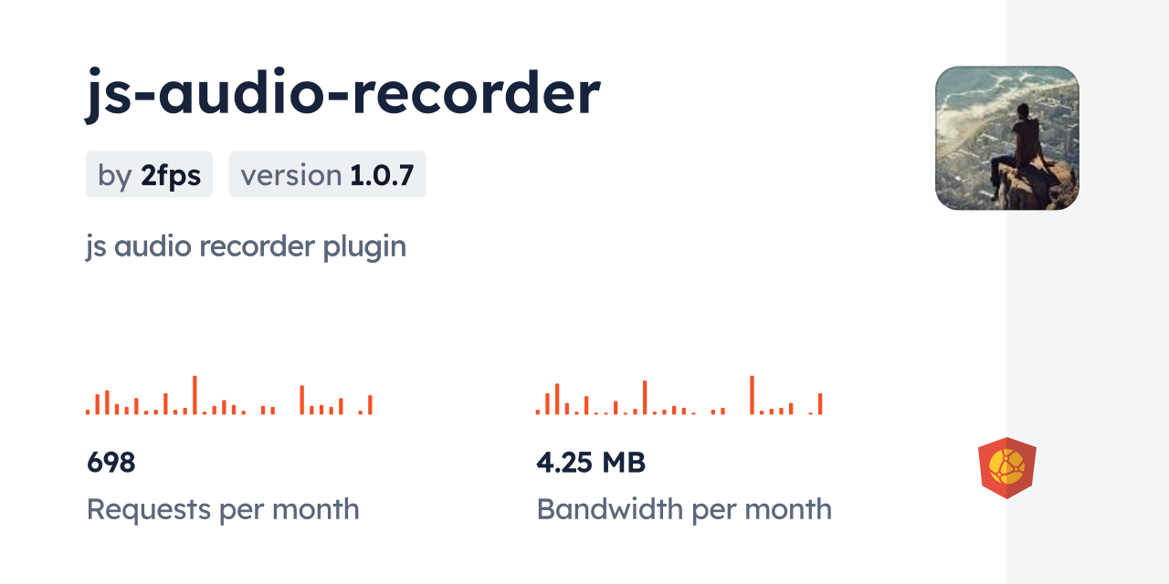 js-audio-recorder CDN by jsDelivr - A CDN for npm and GitHub