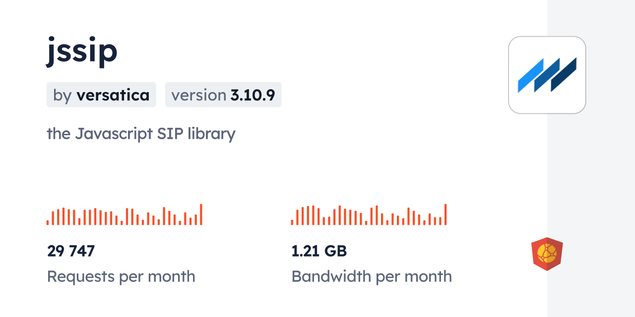 jssip CDN by jsDelivr - A CDN for npm and GitHub