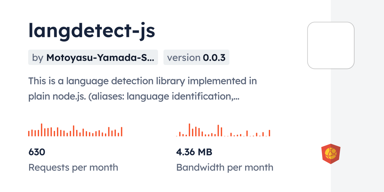 langdetect-js CDN by jsDelivr - A CDN for npm and GitHub