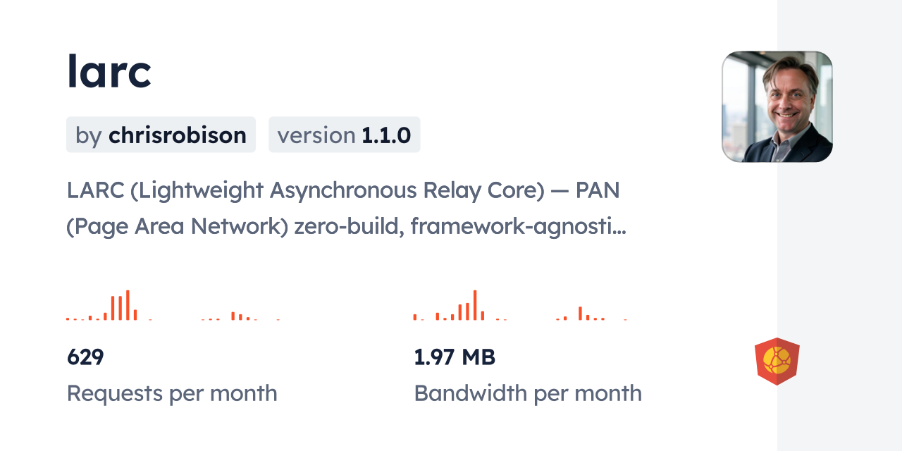 larc CDN by jsDelivr - A CDN for npm and GitHub