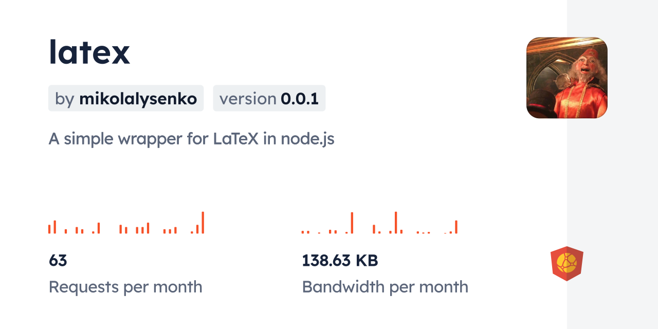 latex CDN by jsDelivr - A CDN for npm and GitHub