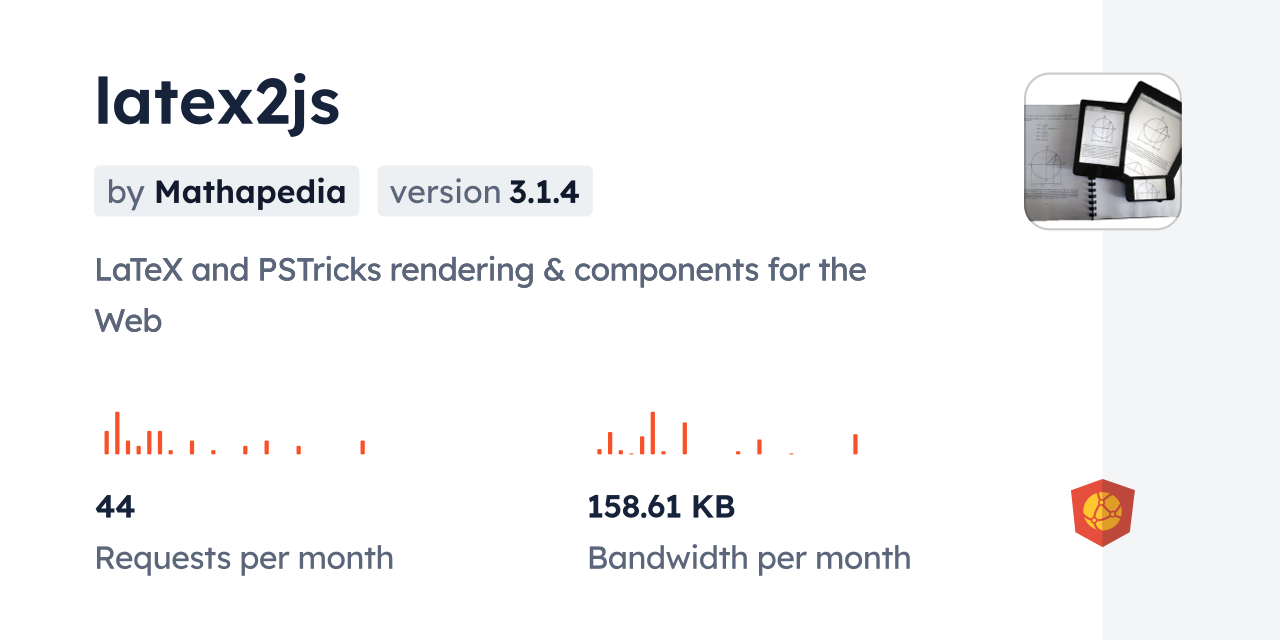latex2js CDN by jsDelivr - A CDN for npm and GitHub