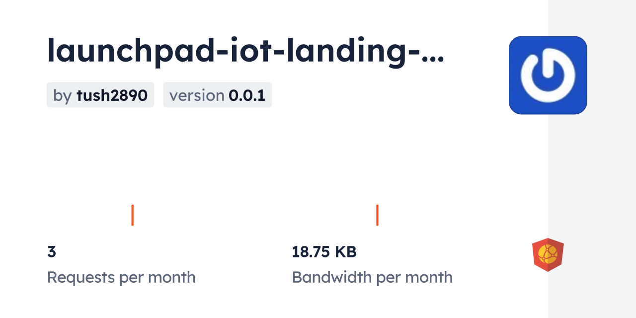 launchpad-iot-landing-view CDN by jsDelivr - A CDN for npm and GitHub