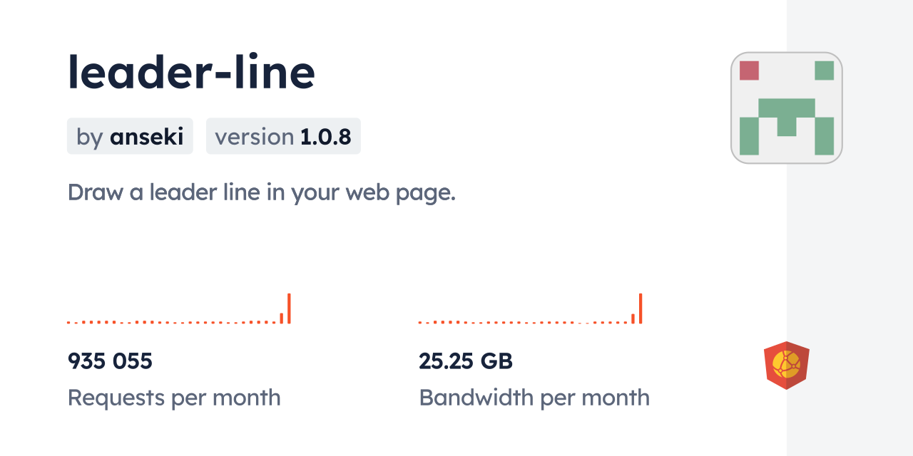 leader-line CDN by jsDelivr - A CDN for npm and GitHub