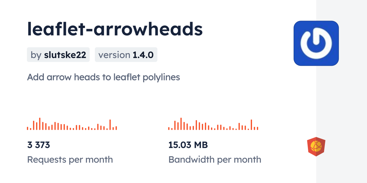 leaflet-arrowheads CDN by jsDelivr - A CDN for npm and GitHub