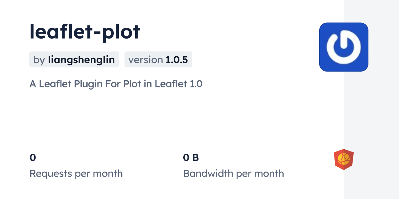 leaflet-plot CDN by jsDelivr - A CDN for npm and GitHub