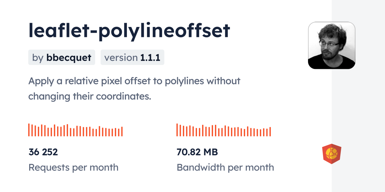 leaflet-polylineoffset CDN by jsDelivr - A CDN for npm and GitHub