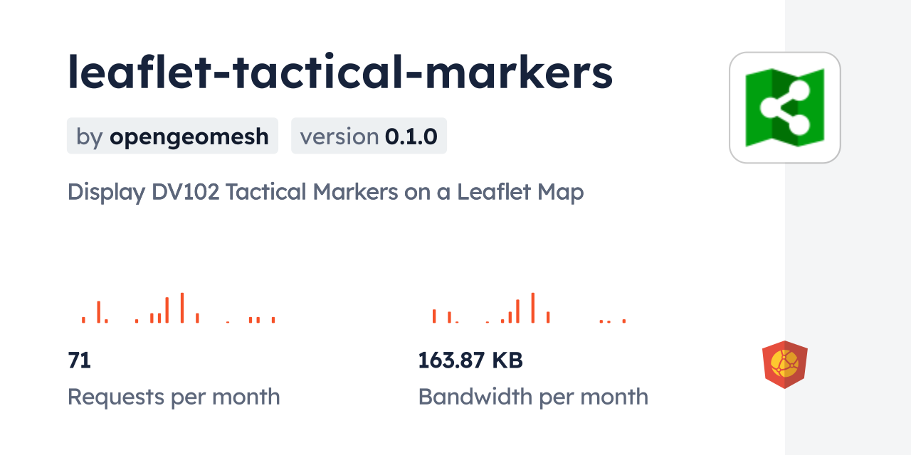 leaflet-tactical-markers CDN by jsDelivr - A CDN for npm and GitHub