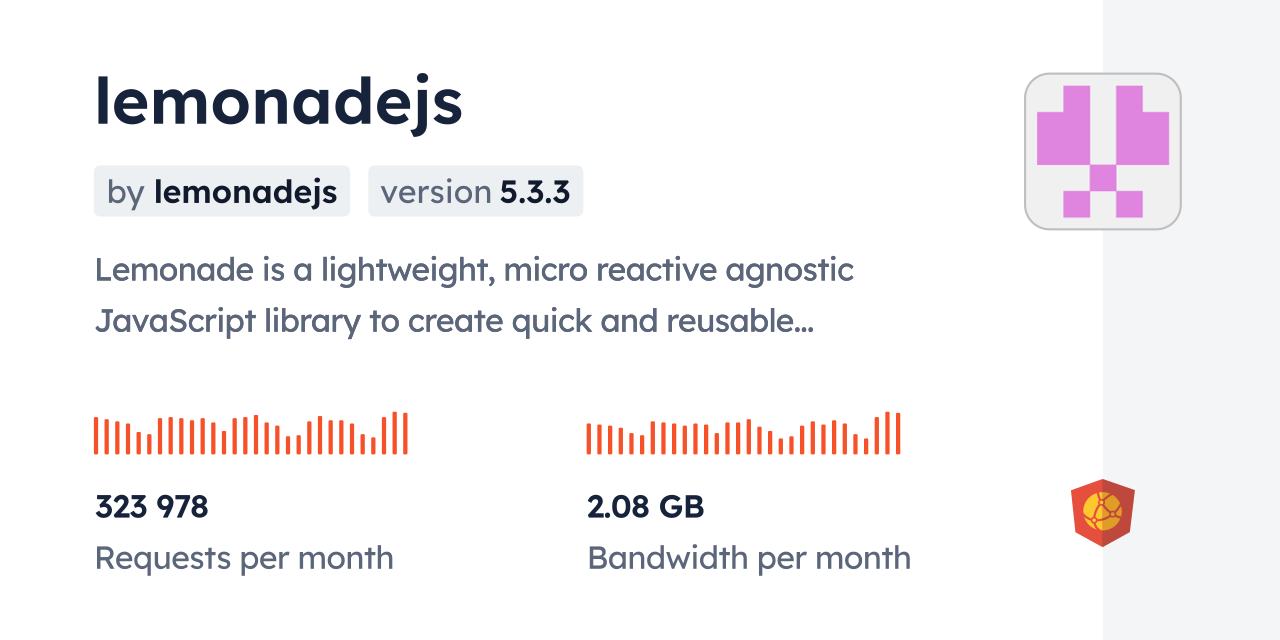 lemonadejs CDN by jsDelivr - A CDN for npm and GitHub