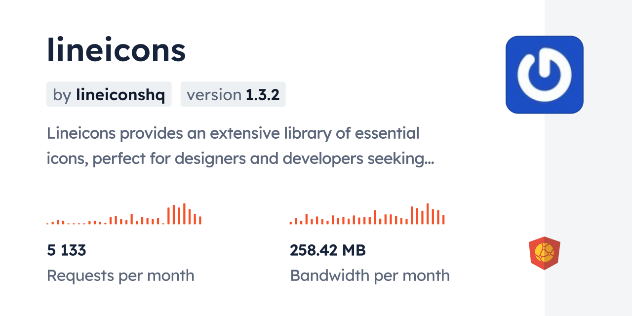 lineicons CDN by jsDelivr - A CDN for npm and GitHub